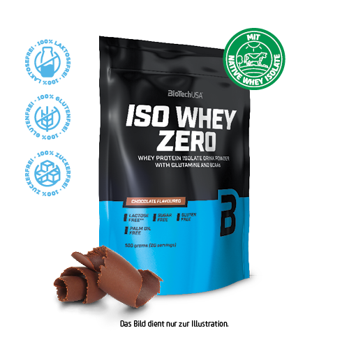Iso Whey Zero Protein Isolat Pulver - 500 g von BioTechUSA